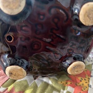 Hull Pottery | Accents | Rare 957 Vintage Hull Corky The Pig Bank With ...
